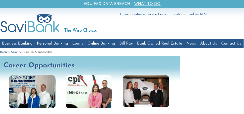 Job Listings - SaviBank Jobs